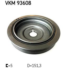 SKF Riemenscheibe, Kurbelwelle vkm93608 f&uuml;r MERCEDES-BENZ NISSAN DACIA RENAULT
