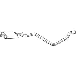 BOSAL Mittelschalld&auml;mpfer 283785 f&uuml;r Peugeot
