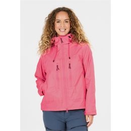 Outdoorjacke WHISTLER "Tobin", Damen, Gr. 36, pink, 100% Polyamid, unifarben, normal, hoch geschlossener Ausschnitt, Jacken Outdoorjacke, mit getapten N&auml;hten