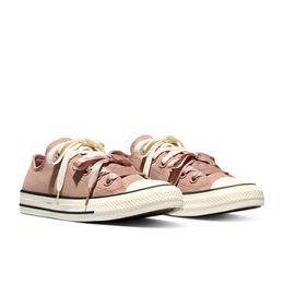 Sneaker Converse "CHUCK TAYLOR ALL STAR PEACHED CANVAS", Herren, Gr. 37,5, dried earth, egret, schwarz, Synthetik, Schuhe Sneaker, f&uuml;r Alltag, mit Gummilaufsohle, sportlicher Stil, mit Schn&uuml;rung