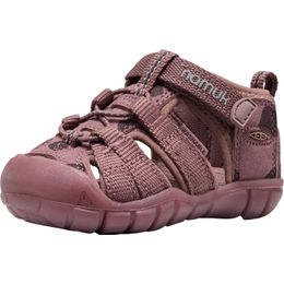 Sandale Keen "SEACAMP II CNX", M&auml;dchen, Gr. 19, mauve, Synthetik, Schuhe Sandale
