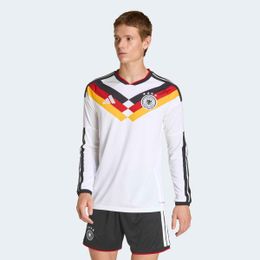 Fu&szlig;balltrikot adidas Performance "DEUTSCHLAND 26 HEIMTRIKOT, LANG&Auml;RMLIG", Herren, Gr. M, wei&szlig;, Obermaterial: 100% Polyester, Trikots Fu&szlig;balltrikot