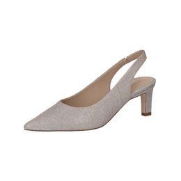 Slingpumps Peter Kaiser "Peter Kaiser Pumps Textil", Damen, Gr. 38,5, rose, Textil, Schuhe Slingpumps