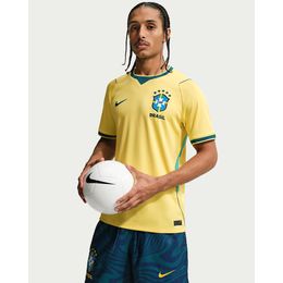 Fu&szlig;balltrikot Nike "Brasilien 2026 Heimtrikot Herren", Herren, Gr. L, wei&szlig;, neutral, Obermaterial: 100% Polyester, Trikots Fu&szlig;balltrikot, f&uuml;r Training und Spiel, mit Dri-FIT Technologie