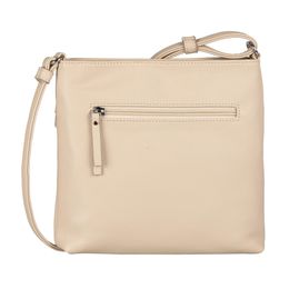 Umh&auml;ngetasche Gabor "Faye", Damen, Gr. B/H/T: 23cm x 22,5cm x 4,5cm, beige, Lederimitat, clean, gepflegt, unifarben, Taschen Umh&auml;ngetasche, Damen Schultertasche mit Logopr&auml;gung
