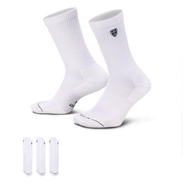 Sportsocken Nike "U NK ED ELVD CRW 3P GOLF-144", Damen, Gr. L (42/45), multi, color, Obermaterial: 67% Baumwolle, 30% Polyester, 3% Elasthan, Socken Sportsocken, f&uuml;r sportliche Aktivit&auml;ten, sportlicher Stil, angenehmes Tragegef&uuml;hl