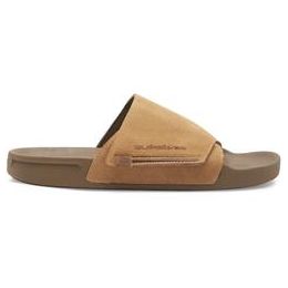 Sandale Quiksilver "Rivi", Herren, Gr. 11 (44), beige (tan 1), Obermaterial:Obermaterial: Wildleder, Au&szlig;ensohle: Gummi;, Schuhe Sandale