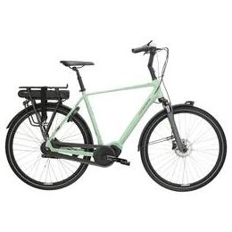 E-Bike KROSS "E-Citybike Sentio Hybrid 4.0 28 Zoll gr&uuml;n - Shimano Mittelmotor" Gr. 56, gr&uuml;n, schwarz, Elektrofahrr&auml;der, Herren, 56cm, 28 Zoll (71,12cm), SHIMANO 36 V/250 W, Mittelmotor DU-E500