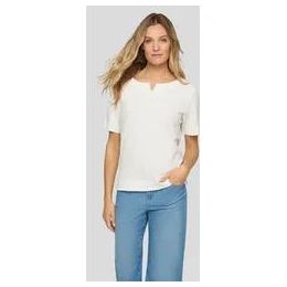 Print-Shirt Rabe "T-Shirt", Damen, Gr. 42, wei&szlig;, 75%Viskose 20%Polyester 5%Elasthan, unifarben, gerade, Shirts