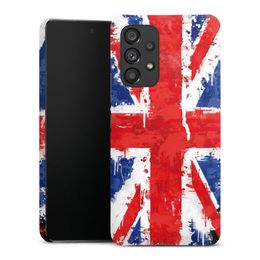 DeinDesign Galaxy A53 5G Handy Premium Case Smartphone Handyh&uuml;lle Schutzh&uuml;lle matt England Union Jack Flag Premium Case