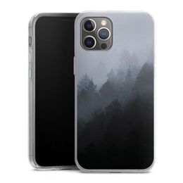 DeinDesign iPhone 12 Pro Max Handy Silikon H&uuml;lle Case transparent Handyh&uuml;lle Tree Nature Kunst Silikon Case