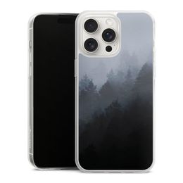 DeinDesign iPhone 15 Pro Max Handy Silikon H&uuml;lle Case transparent Handyh&uuml;lle Tree Nature Kunst Silikon Case
