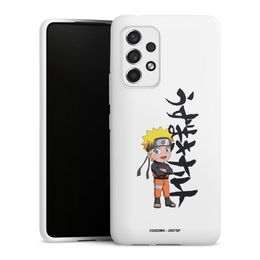 DeinDesign Galaxy A53 5G Handy Silikon H&uuml;lle Case wei&szlig; Handyh&uuml;lle Official Licensed Product Naruto Shippuden Anime Silikon Case
