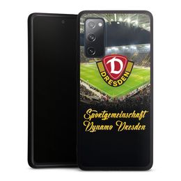 DeinDesign Galaxy S20 FE Handy Premium Silikon H&uuml;lle Handyh&uuml;lle schwarz Case Official Licensed Product Sgd Sg Dynamo Dresden Silikon Premium Case
