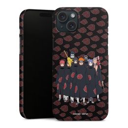 DeinDesign iPhone 15 Plus Handy Premium Case Smartphone Handyh&uuml;lle Schutzh&uuml;lle matt Akatsuki Naruto Shippuden Official Licensed Product Premium Case