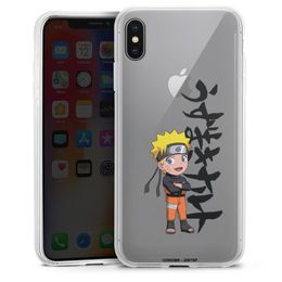 DeinDesign iPhone Xs Max Handy Silikon H&uuml;lle Case transparent Handyh&uuml;lle Anime Naruto Shippuden Official Licensed Product Silikon Case