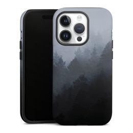 DeinDesign iPhone 14 Pro Handy Panzer Handyh&uuml;lle robuste Outdoor H&uuml;lle Schutzh&uuml;lle matt Tree Nature Kunst Tough Case