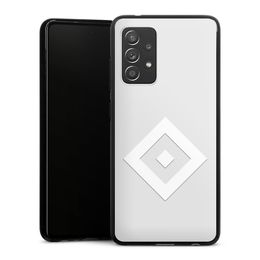 DeinDesign Galaxy A52s 5G Handy Silikon H&uuml;lle Case schwarz Handyh&uuml;lle Hsv Coat Of Arms Hamburger Sv