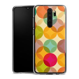 DeinDesign Xiaomi Redmi Note 8 Pro Handy Silikon H&uuml;lle Case transparent Handyh&uuml;lle Art Kunst Circle Silikon Case