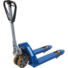 eurokraft pro Paletthubwagen mit QuickLift, Polyurethan Rollenausstattung, Gabell&auml;nge 810 mm, ab 3 Stk