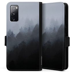 DeinDesign Galaxy S20 Handy Klapph&uuml;lle Handyh&uuml;lle aus Kunst Leder schwarz Flip Case Kunst Nature Tree Sideflip mit Lasche
