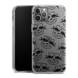 DeinDesign iPhone 12 Pro Max Handy Silikon H&uuml;lle Case transparent Handyh&uuml;lle Muster Rb Leipzig Transparent Silikon Case
