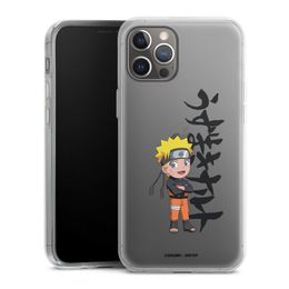 DeinDesign iPhone 12 Pro Max Handy Silikon H&uuml;lle Case transparent Handyh&uuml;lle Anime Naruto Shippuden Official Licensed Product Silikon Case