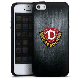 DeinDesign iPhone SE (2016-2019) Handy Silikon H&uuml;lle Case schwarz Handyh&uuml;lle Sgd Official Licensed Product Sg Dynamo Dresden