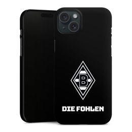 DeinDesign iPhone 15 Plus Handy Premium Case Smartphone Handyh&uuml;lle Schutzh&uuml;lle matt Die Fohlen Gladbach Borussia M&ouml;nchengladbach Premium Case
