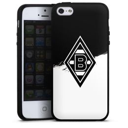DeinDesign iPhone SE (2016-2019) Handy Silikon H&uuml;lle Case schwarz Handyh&uuml;lle Borussia M&ouml;nchengladbach Bmg Gladbach