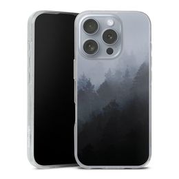 DeinDesign iPhone 16 Pro Handy Silikon H&uuml;lle Case transparent Handyh&uuml;lle Tree Nature Kunst Silikon Case