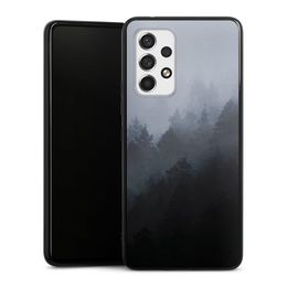 DeinDesign Galaxy A53 5G Handy Silikon H&uuml;lle Case schwarz Handyh&uuml;lle Kunst Nature Tree