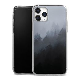 DeinDesign iPhone 11 Pro Handy Slim Case Silikon Handyh&uuml;lle transparent H&uuml;lle extra d&uuml;nn Tree Nature Kunst Silikon Slim Case