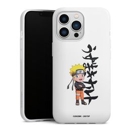 DeinDesign iPhone 13 Pro Handy Silikon H&uuml;lle Case wei&szlig; Handyh&uuml;lle Anime Naruto Shippuden Official Licensed Product Silikon Case