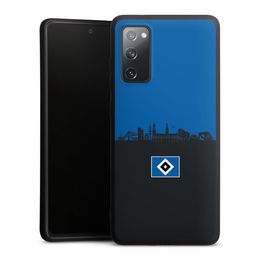 DeinDesign Galaxy S20 FE 5G Handy Premium Silikon H&uuml;lle Handyh&uuml;lle schwarz Case Hamburg Hsv Skyline Silikon Premium Case
