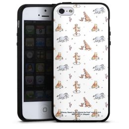 DeinDesign iPhone SE (2016-2019) Handy Silikon H&uuml;lle Case schwarz Handyh&uuml;lle Winnie The Pooh Disney Official Licensed Product