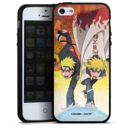 DeinDesign iPhone SE (2016-2019) Handy Silikon H&uuml;lle Case schwarz Handyh&uuml;lle Minato Namikaze Official Licensed Product Naruto Shippuden