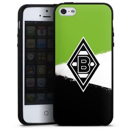 DeinDesign iPhone SE (2016-2019) Handy Silikon H&uuml;lle Case schwarz Handyh&uuml;lle Official Licensed Product Bmg Borussia M&ouml;nchengladbach