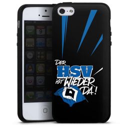 DeinDesign iPhone SE (2016-2019) Handy Silikon H&uuml;lle Case schwarz Handyh&uuml;lle Hamburger Sv Ascent Hsv