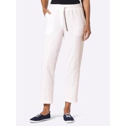 WITT Damen Sweathose mit Rundum-Dehnbund, wei&szlig;, Gr&ouml;&szlig;e 42