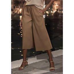 Lascana Culotte taupe Gr. 32/34 f&uuml;r Damen. Nachhaltig.