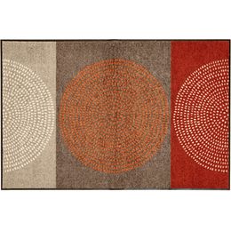 Salonloewe Fu&szlig;matte, Rot, Gr. 60x180 cm, Fu&szlig;matten, Material: Polyamid. R&uuml;ckseite: Gummi
