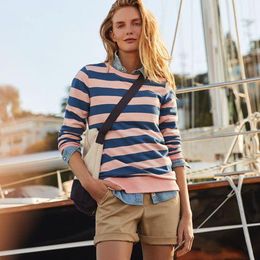LANDS' END Chino-Shorts mit Dehnbund, 18 cm, Damen,  Braun, Baumwoll-Mischung, by Lands' End