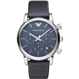 Emporio Armani AR1736 Blauer Chronograph Herrenuhr