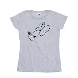 Disney - "Nose Up" T-Shirt f&uuml;r Damen (Grau)
