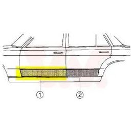 Van Wezel T&uuml;r, Karosserie 3010176 vorne rechts