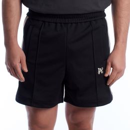 Palm Angels Herren Monogrammierte Sportshorts PMCL004R24FAB0011004