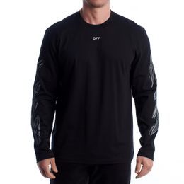 Off-White Herren Langarm-T-Shirt Scribble Diags 44MAB086G5J0051001