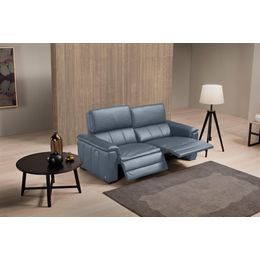2,5-Sitzer Egoitaliano "Capucine Breite 200cm, hoher Sitzkomfort", grau, B:200cm H:99cm T:97cm, Sofas, wahlweise mit elektrisch oder manuell verstellbarer Relaxfunktion
