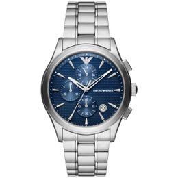 Emporio Armani Paolo Silber Herren Armbanduhr AR11528